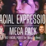 Photomode Facial Expression Mega Pack Masc And Fem Cyberpunk 2077 Mod