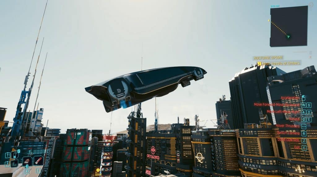 Drive an Aerial Vehicle(AV and Helicopter) - Cyberpunk 2077 Mod
