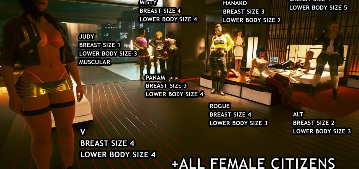 Cyberpunk 2077 Appearance Mods Cp2077 Appearance Mods